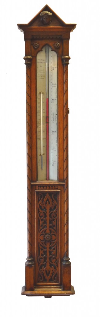 Oak cased Long Range wall barometer by Negretti and Zambra - Carlton Clocks