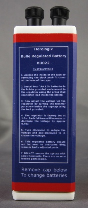 BU022 Bulle Regulated Battery - Carlton Clocks