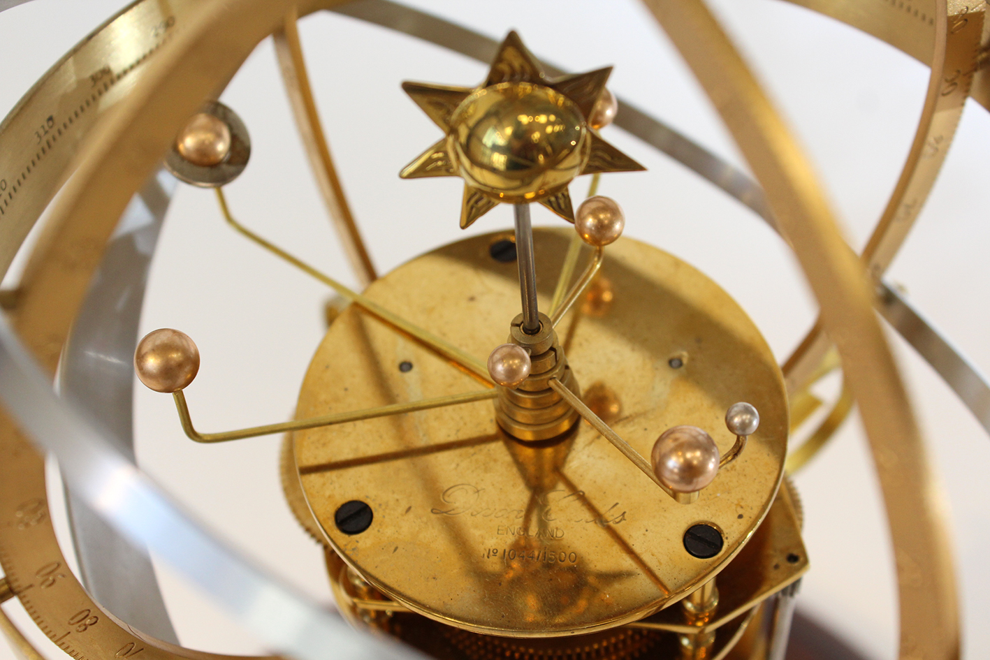 Limited edition Orrery Clock by Devon Clocks - Carlton Clocks