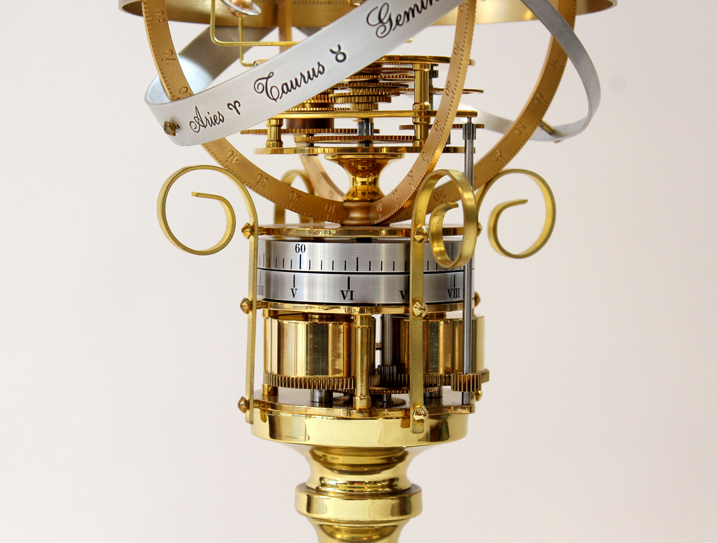Limited edition Orrery Clock by Devon Clocks - Carlton Clocks