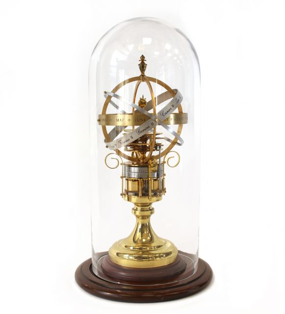 Harding & Bazeley Spherical Weight Clock - Carlton Clocks