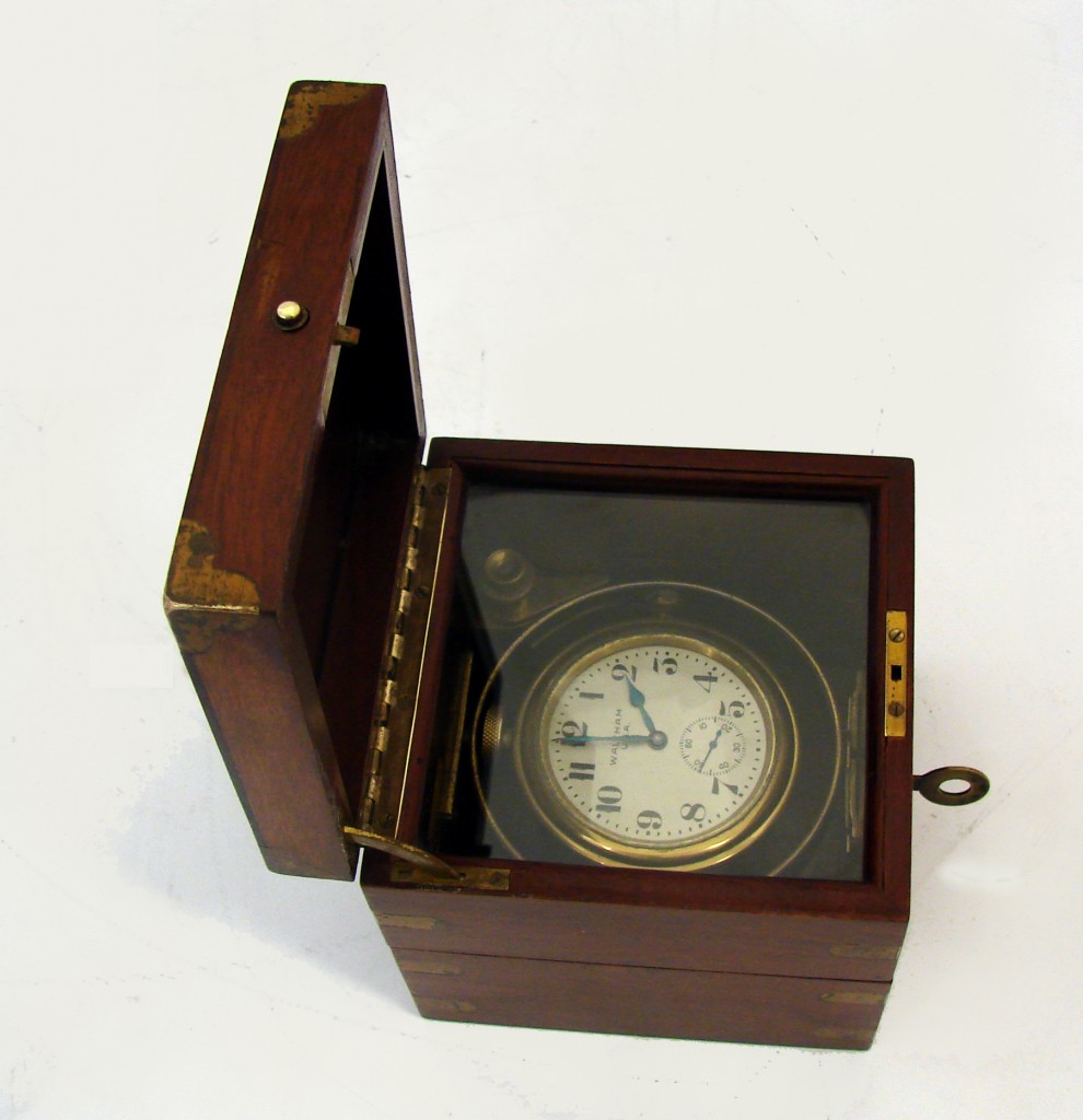 Waltham 8-Day Gimballed Deck Watch - Carlton Clocks