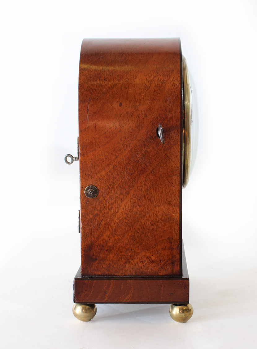 Timepiece Mahogany Mantel Clock by Barwise & Sons - Carlton Clocks
