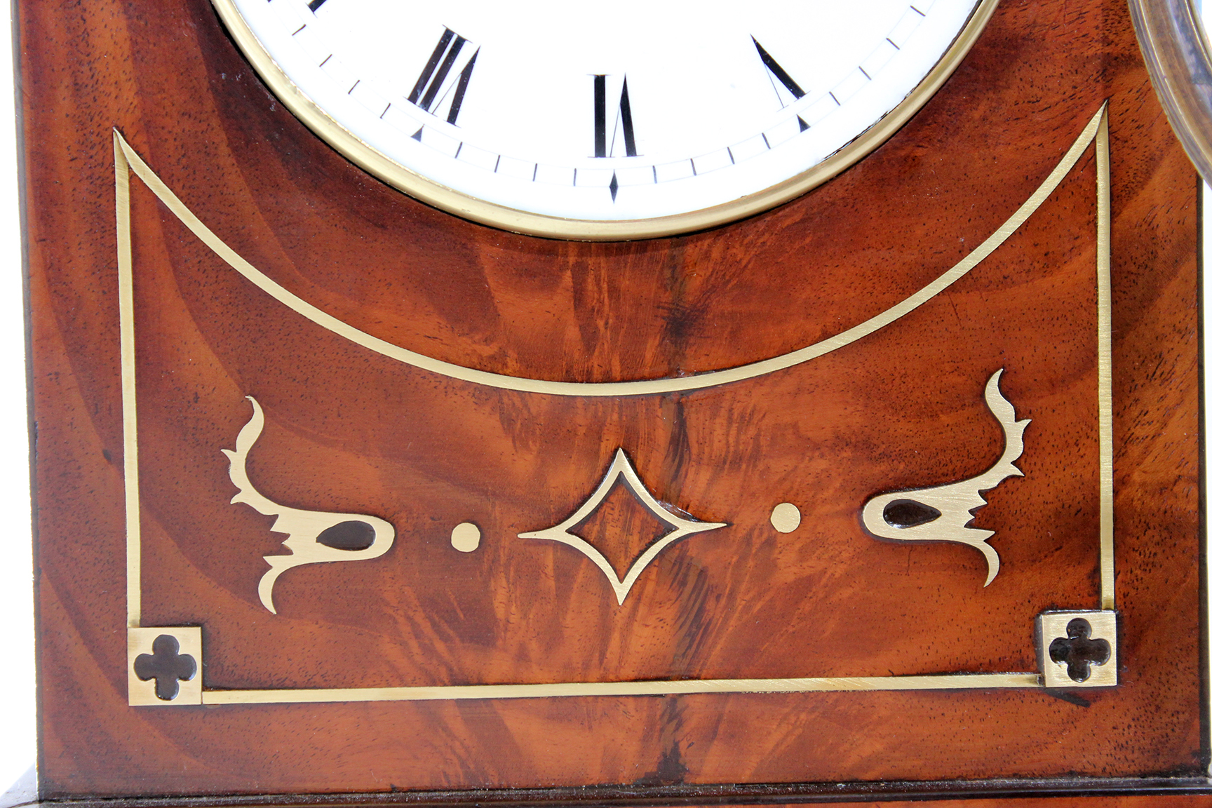 Timepiece Mahogany Mantel Clock by Barwise & Sons - Carlton Clocks