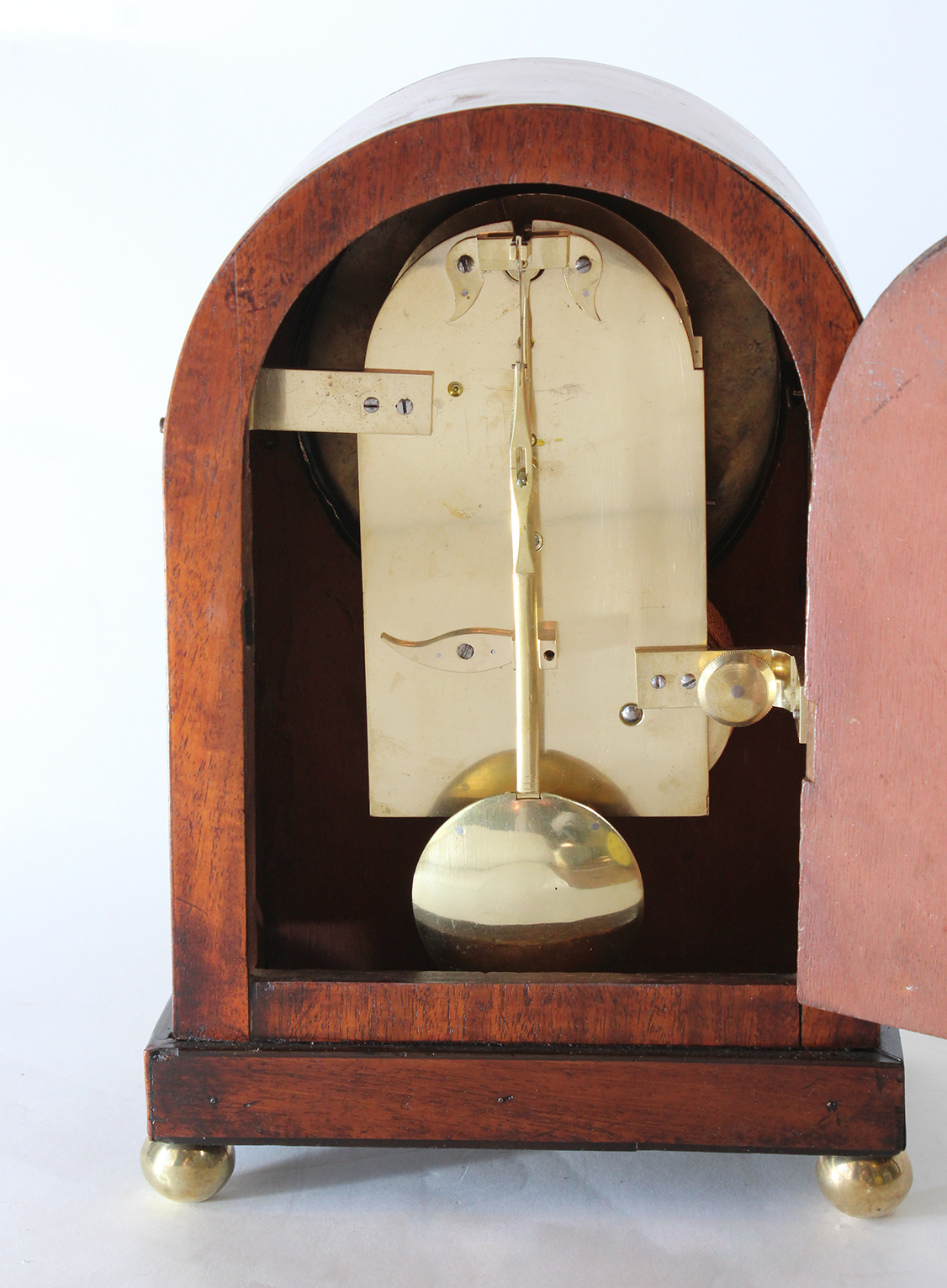 Timepiece Mahogany Mantel Clock by Barwise & Sons - Carlton Clocks