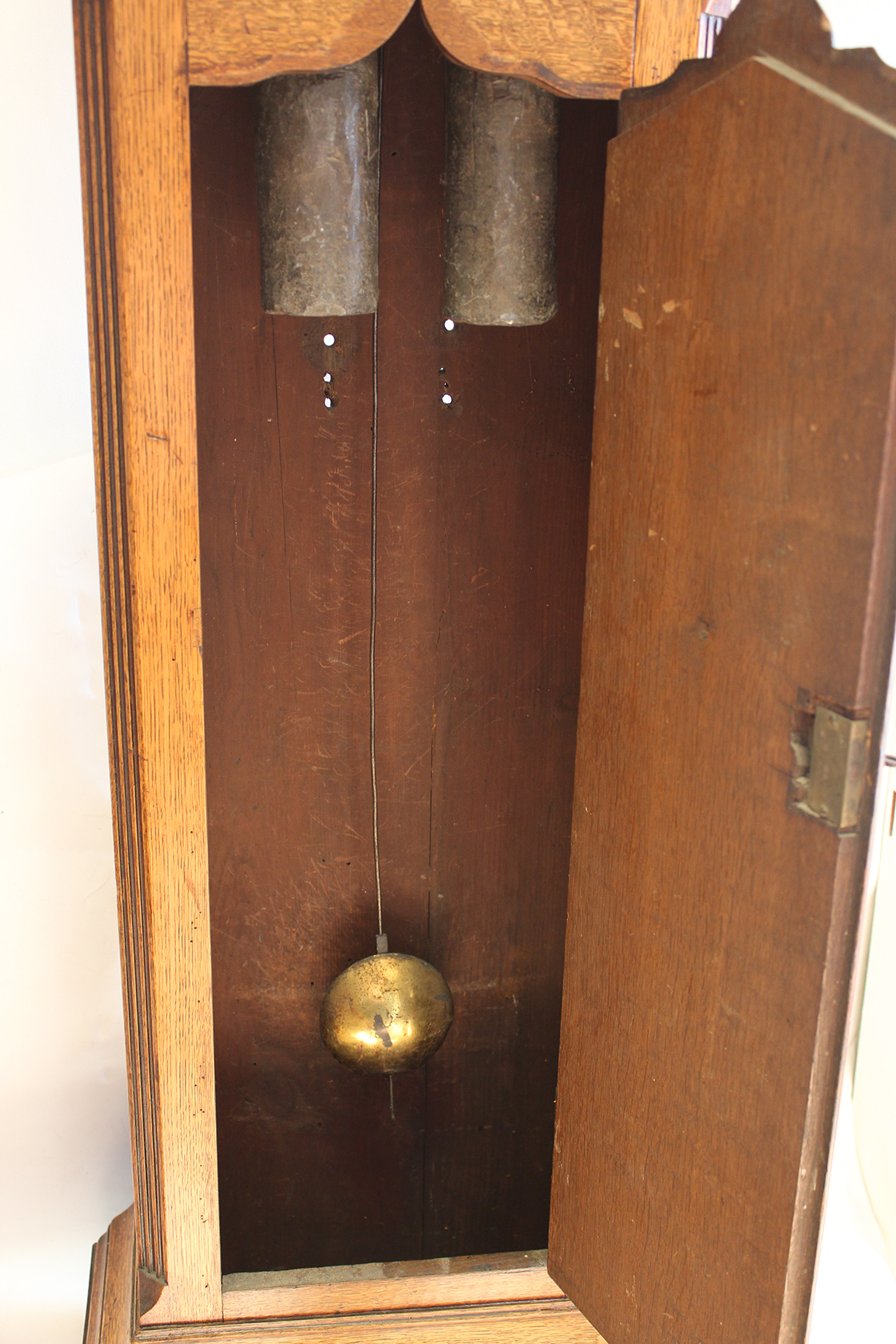 8-Day Oak Longcase Clock by Yates, London - Carlton Clocks