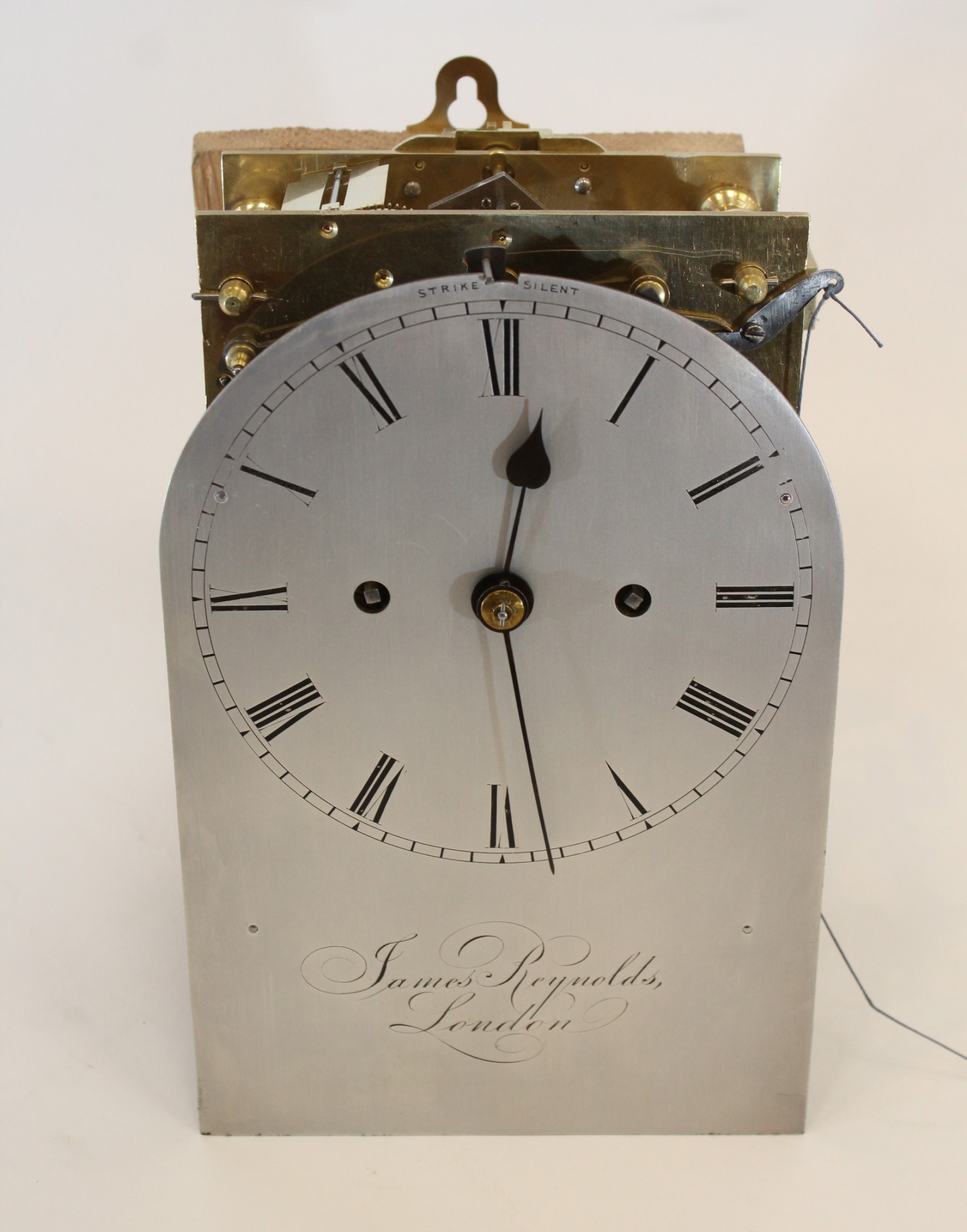 Fusee striking ebonised bracket clock, James Reynolds, London - Carlton ...