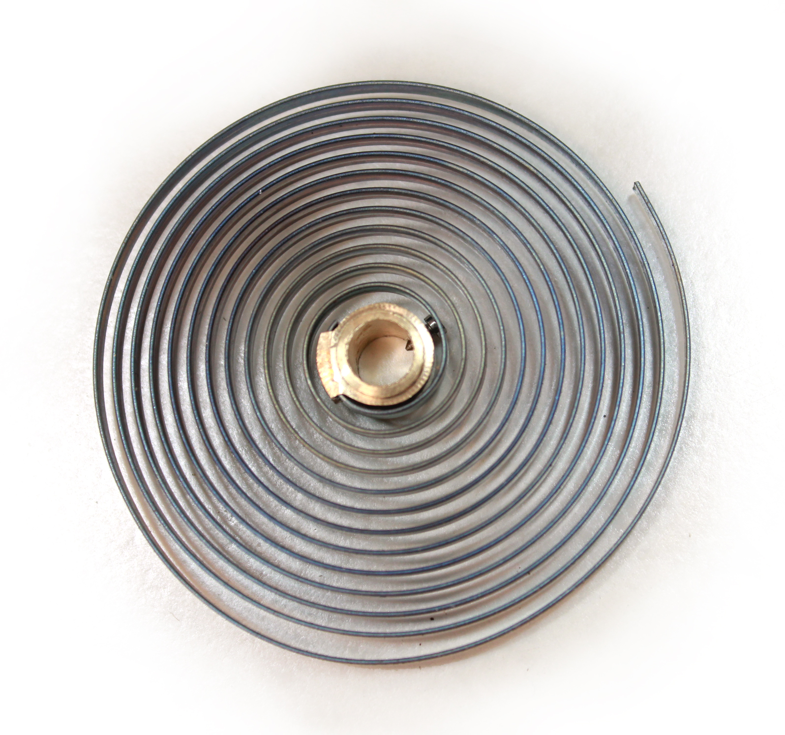 EU003 Colleted Eureka clock hairspring - Carlton Clocks