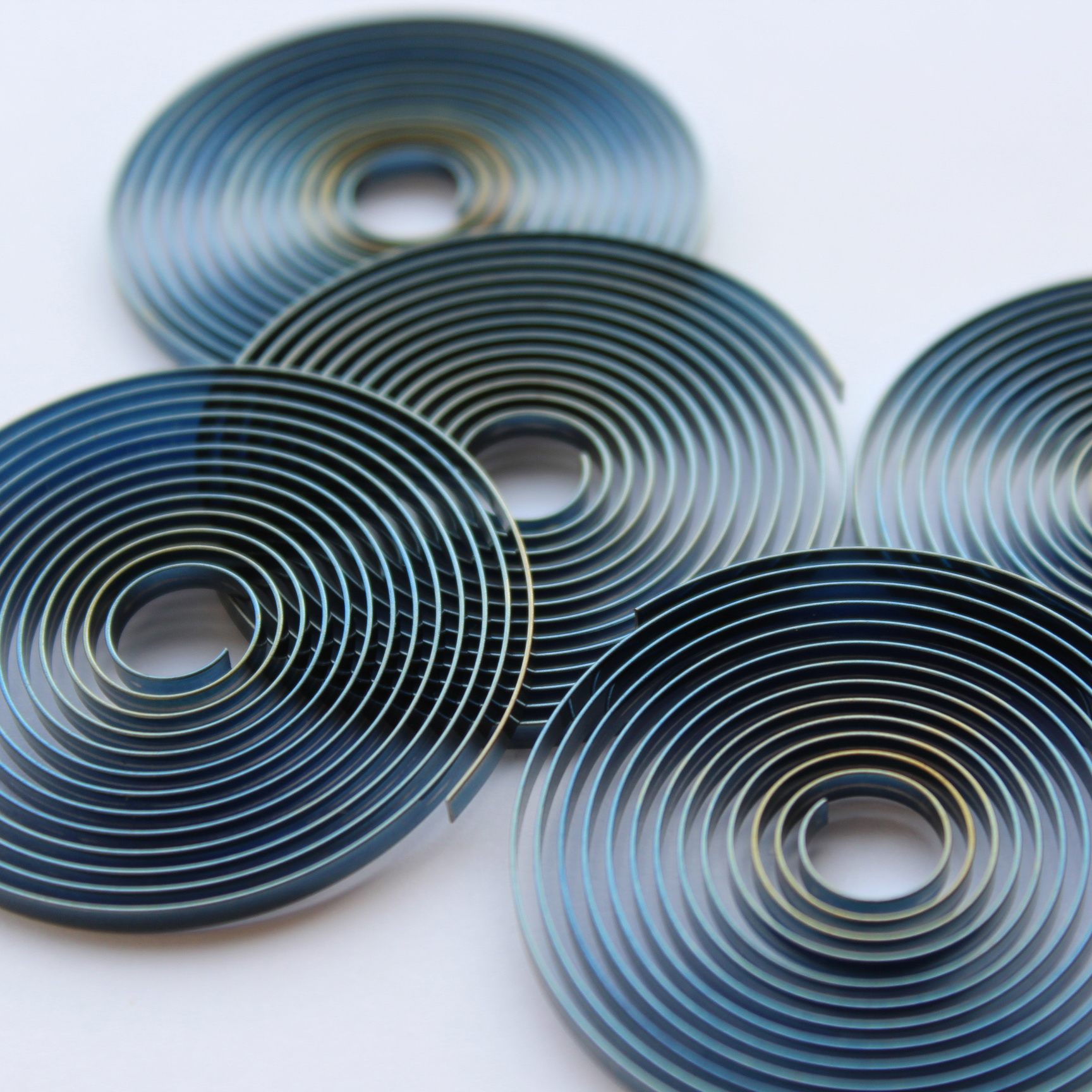 EU003 Colleted Eureka clock hairspring - Carlton Clocks