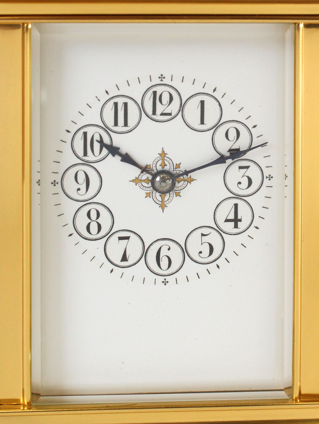 Gilt 5-minute repeating carriage clock - Carlton Clocks