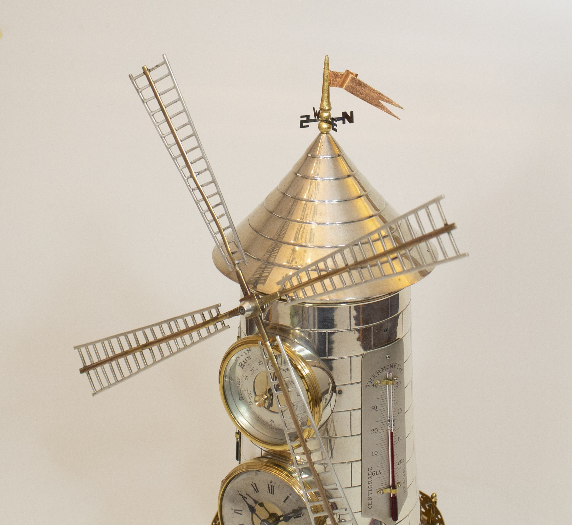 Automaton windmill clock by Guilmet - Carlton Clocks