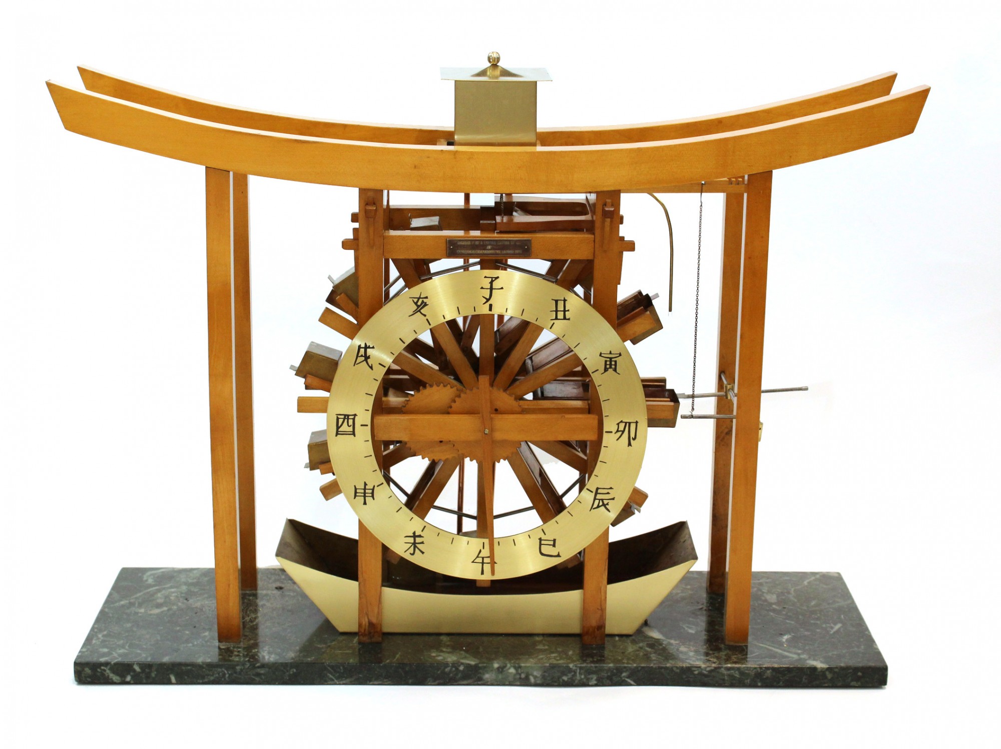 Japanese waterwheel clock, or Clepsydra - Carlton Clocks
