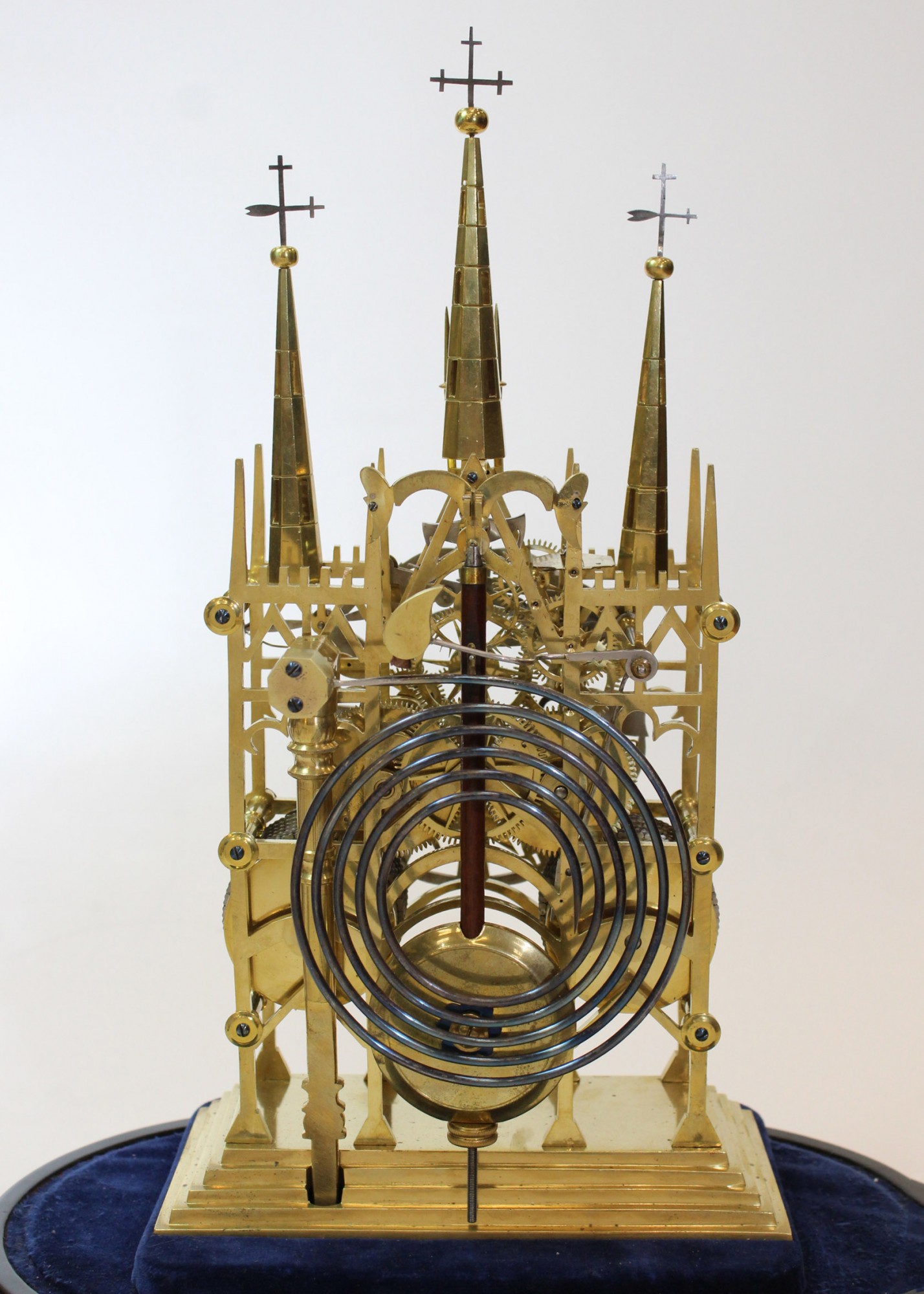 Lichfield Cathedral Skeleton Clock by Smiths, Clerkenwell - Carlton Clocks