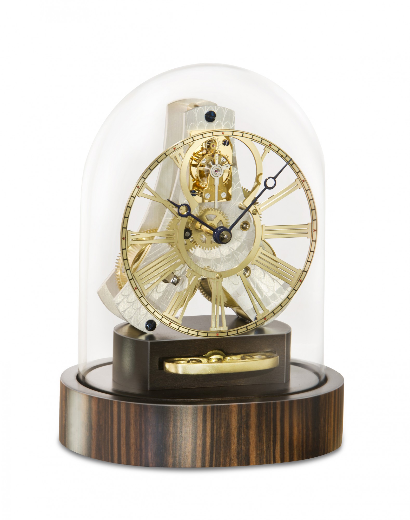 Modern Skeleton Clock with Tourbillon escapement - Carlton Clocks