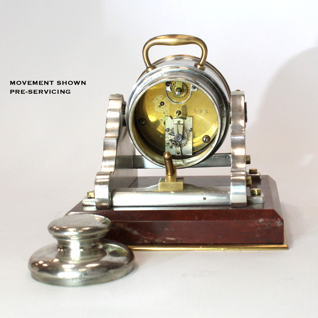 Mortar Clock from Guilmet's Industrial Series - Carlton Clocks