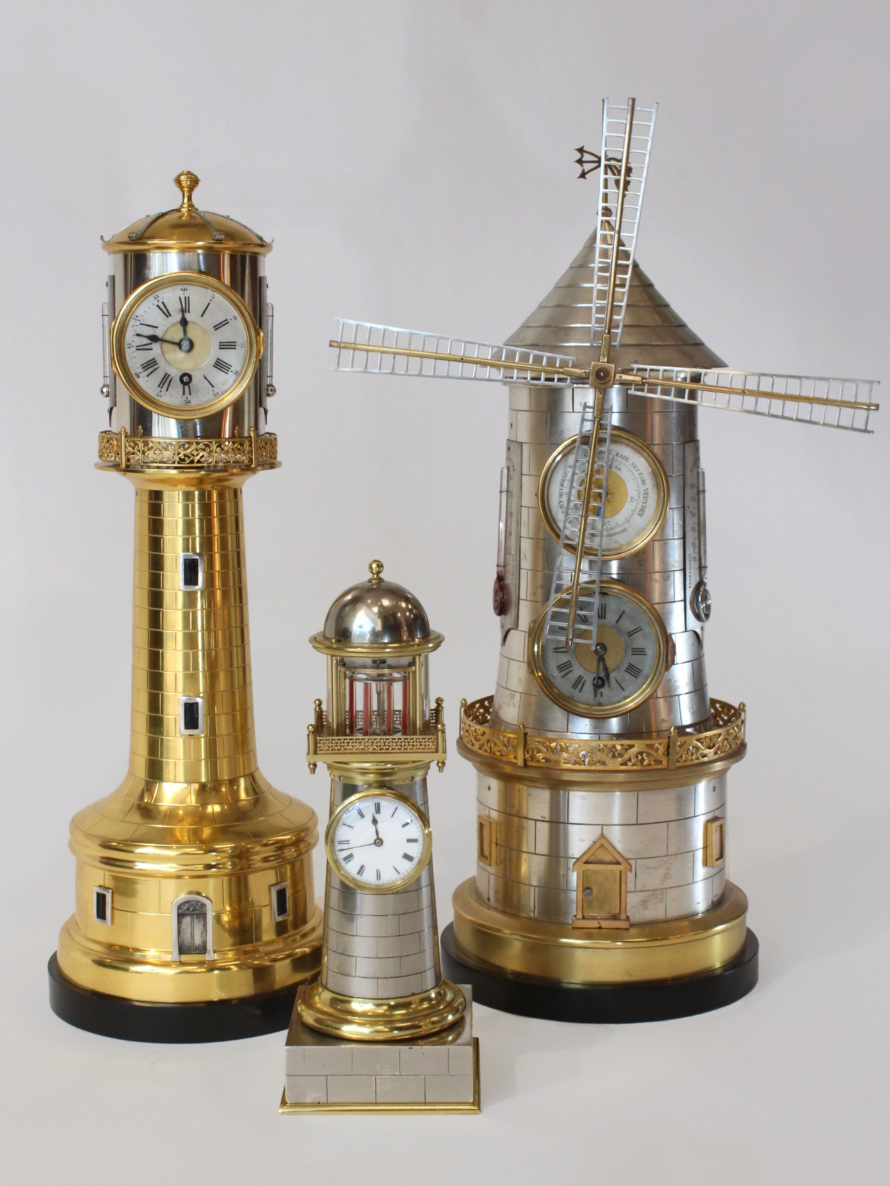 Guilmet Lighthouse Clock Automaton, Duplex escapement - Carlton Clocks