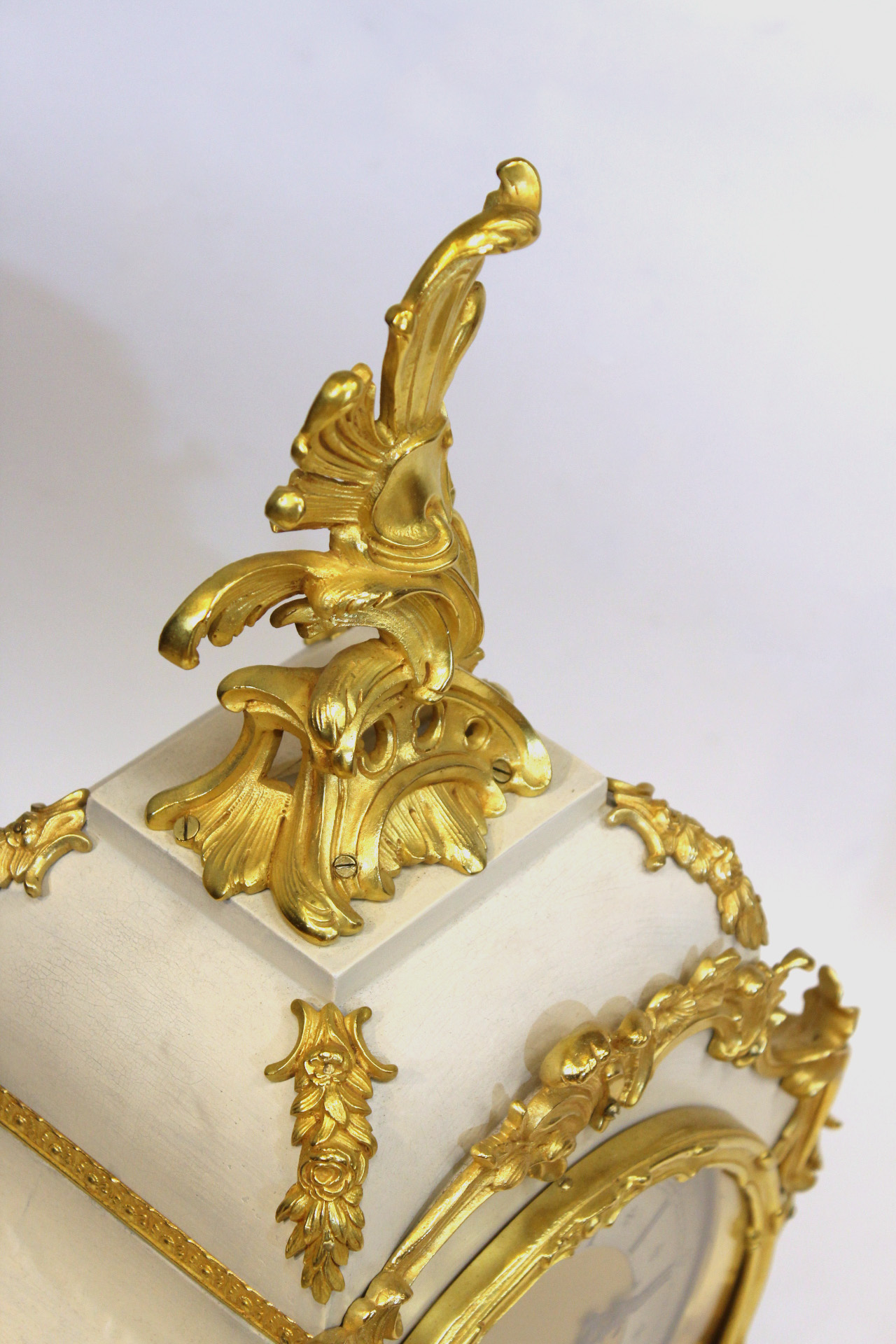 Large Fusee timepiece Mantel clock W&H - Carlton Clocks