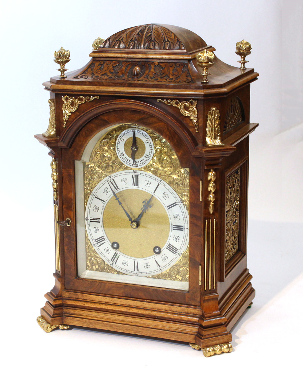 Lenzkirch Ting Tang Striking Bracket clock - Carlton Clocks