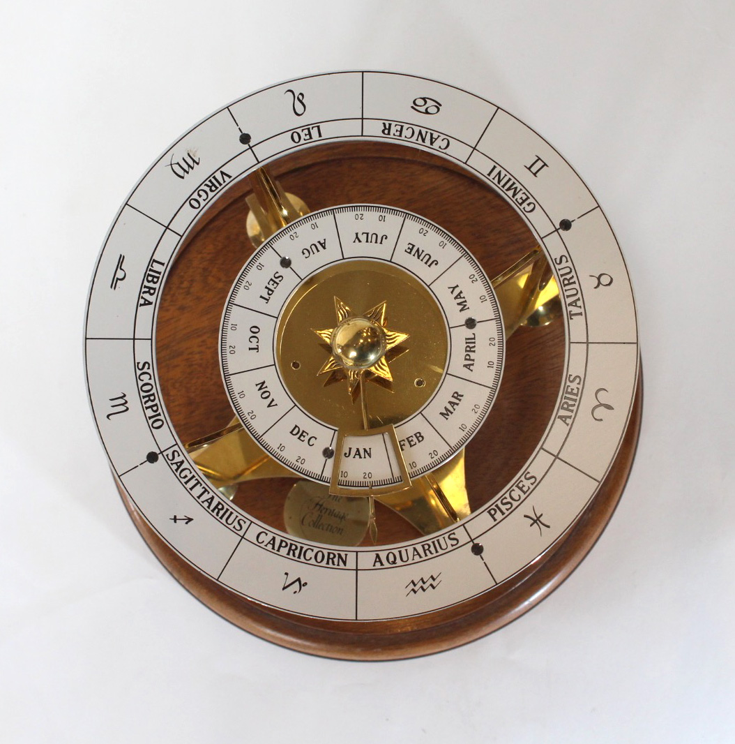 The Heritage Collection, "The Calendar Clock" - Carlton Clocks
