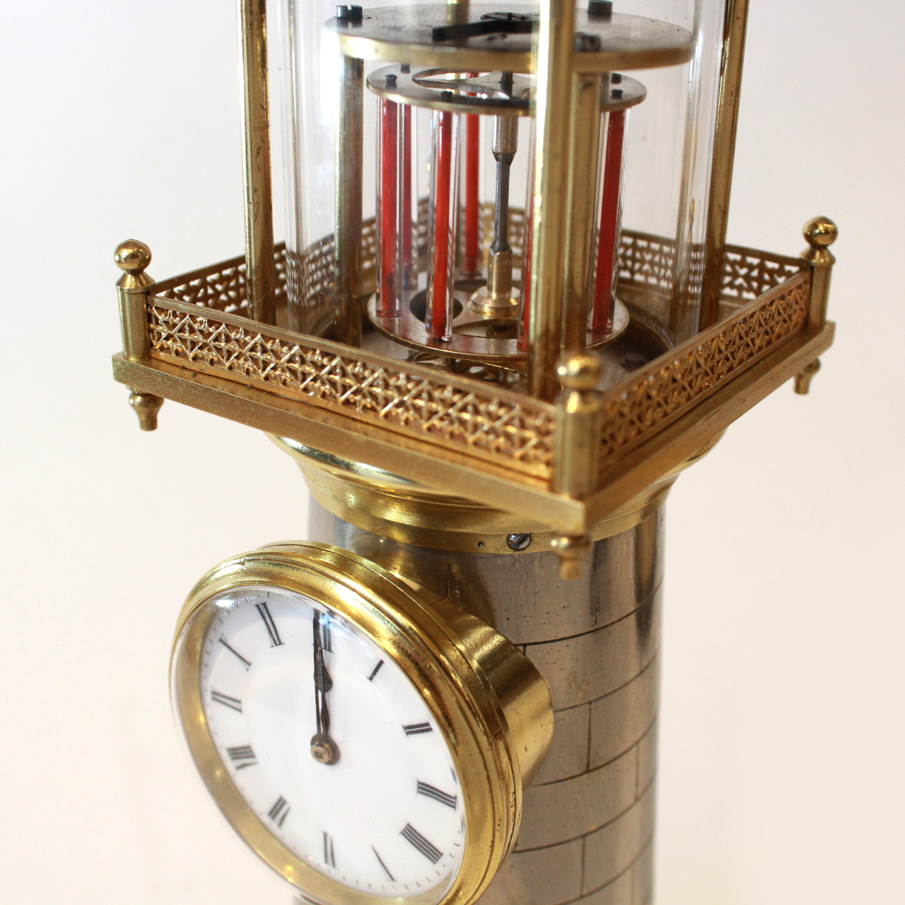 Guilmet Lighthouse Clock Automaton, Duplex escapement - Carlton Clocks
