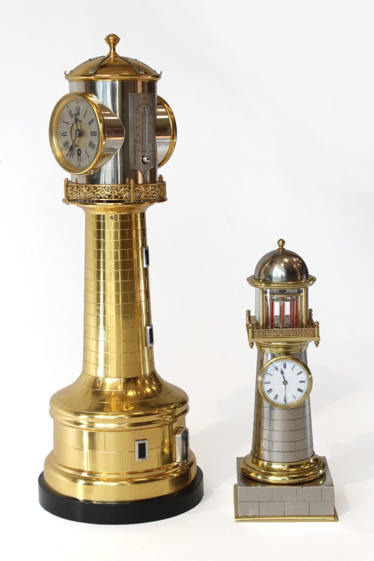 Guilmet Lighthouse Clock Automaton, Duplex escapement - Carlton Clocks