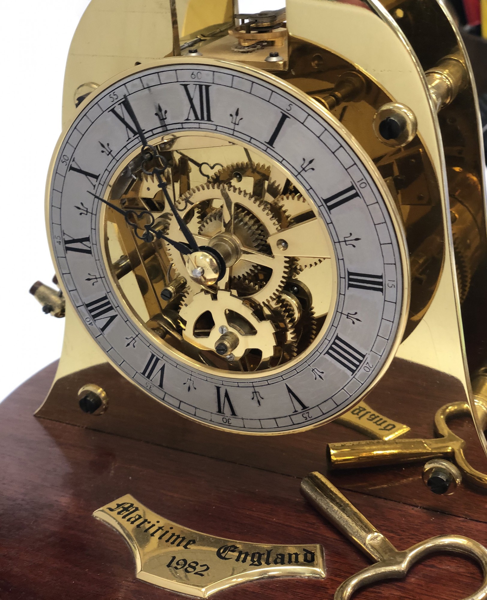 Mappin & Webb, The Mariner skeleton Clock - Carlton Clocks