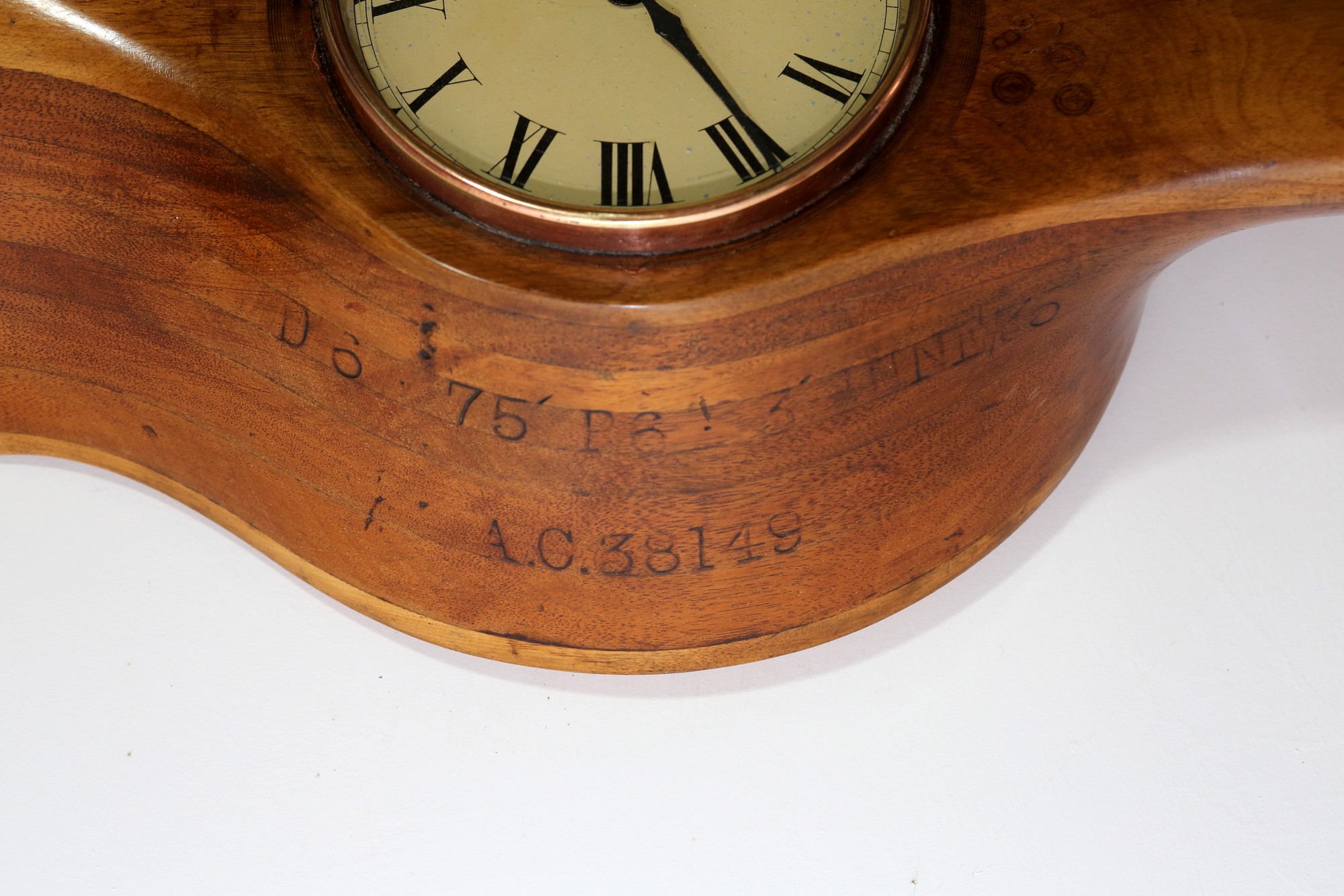 1935 De Havilland wooden Gipsy VI Propeller and clock - Carlton Clocks