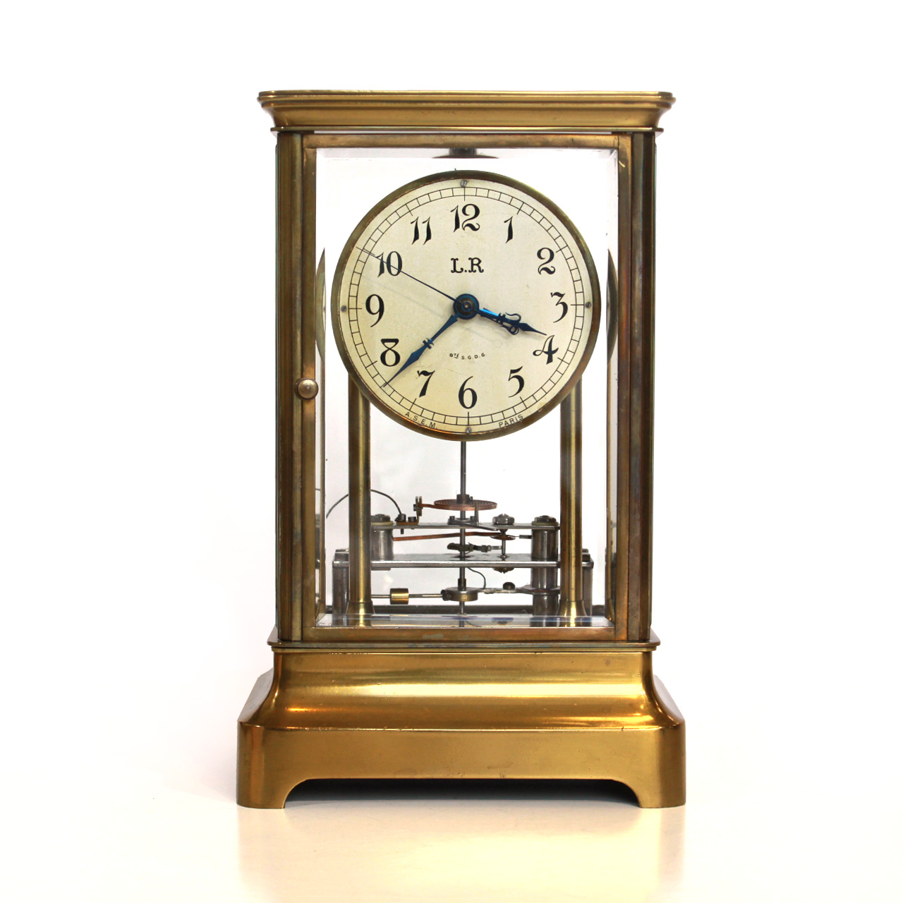 Frank Holden electromagnetic Four-Glass clock, c.1925 - Carlton Clocks