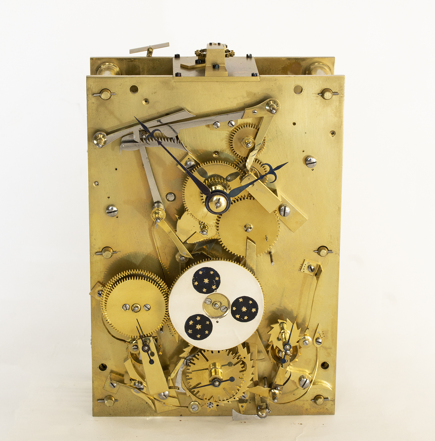 English fusee Giant Carriage Clock with Perpetual Calendar - Carlton Clocks
