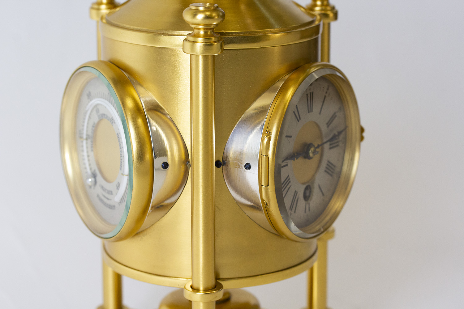 Davy Lamp Clock, Barometer, Thermometer by Guilmet - Carlton Clocks