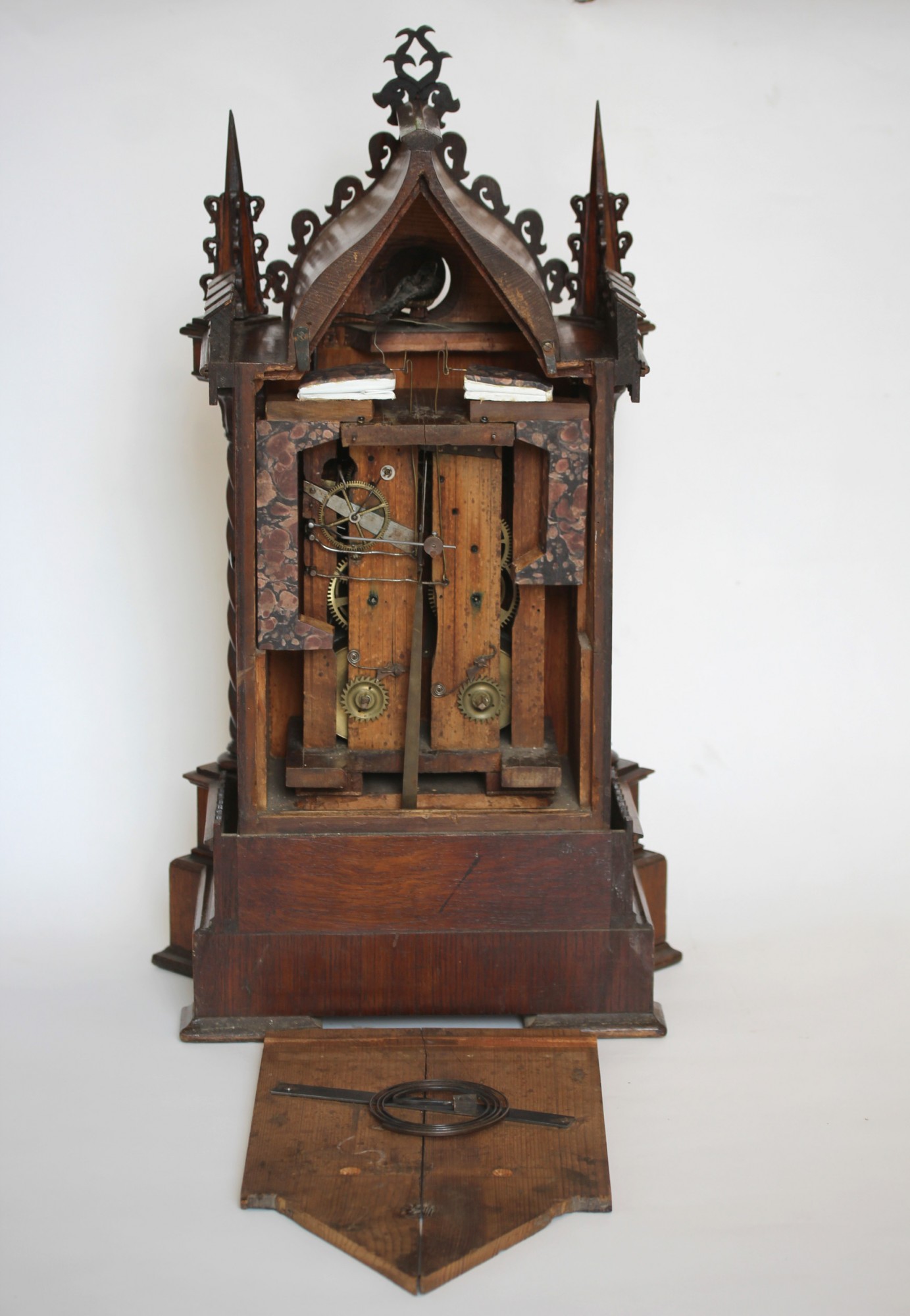 1860s Beha Cuckoo Clock, Black Forest - Carlton Clocks