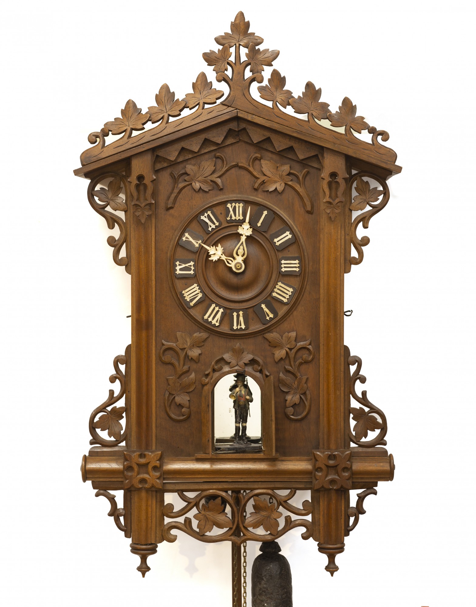 Emilian Wehrle Black Forest Trumpeter Wall Clock - Carlton Clocks