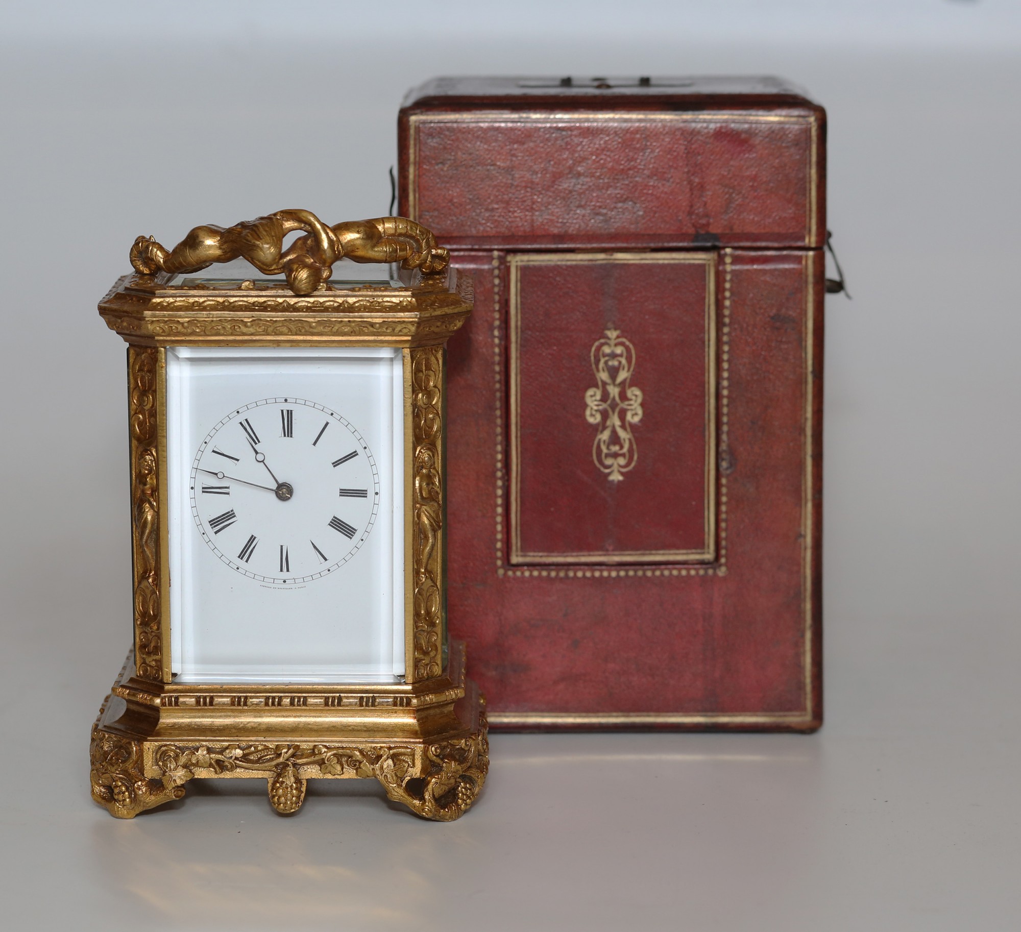 Bolviller et Gontard Bell-striking Carriage Clock - Carlton Clocks